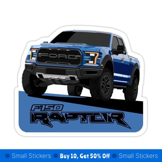 Ford F-150 Raptor Sticker - 3 inch x 3 inch - Car Sticker | Daraz.pk