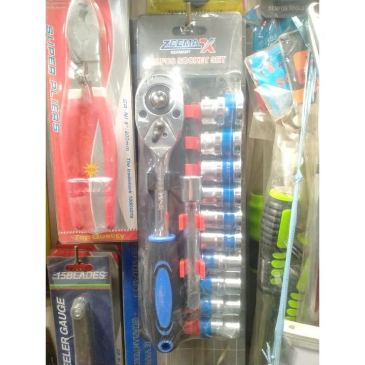 Ingco 12Pcs 1/2 Inch Socket Set | Daraz.pk