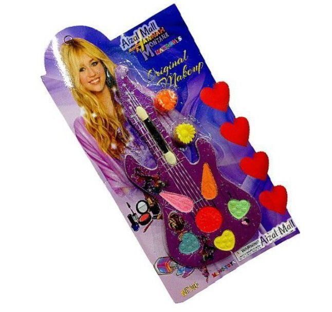 Guitar Shape Makeup Kit with 02 Cute flowers clips for kids girls ...