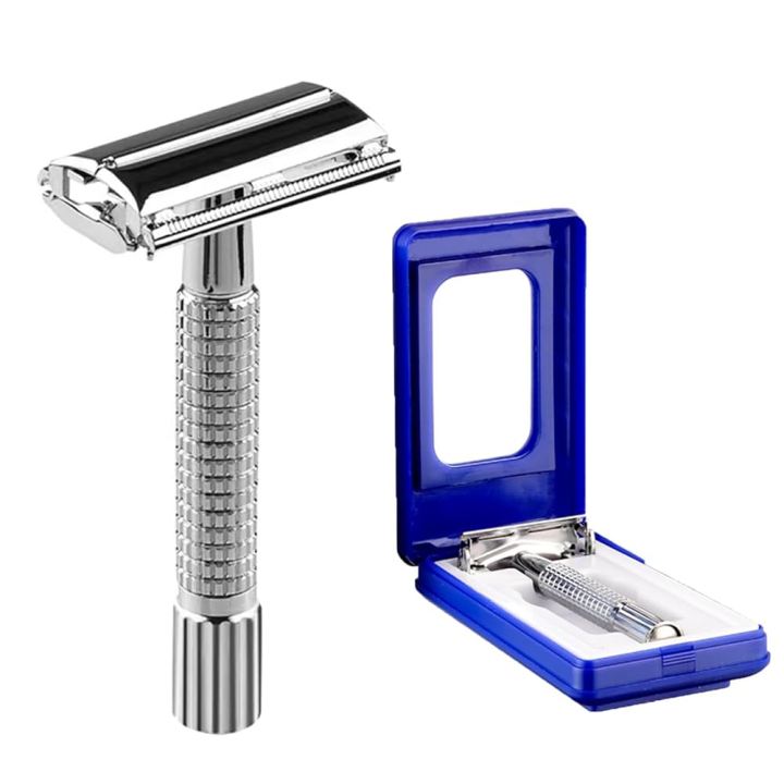 Safety Razor for Men & Women – Premium Stainless Steel Double-Sided ...