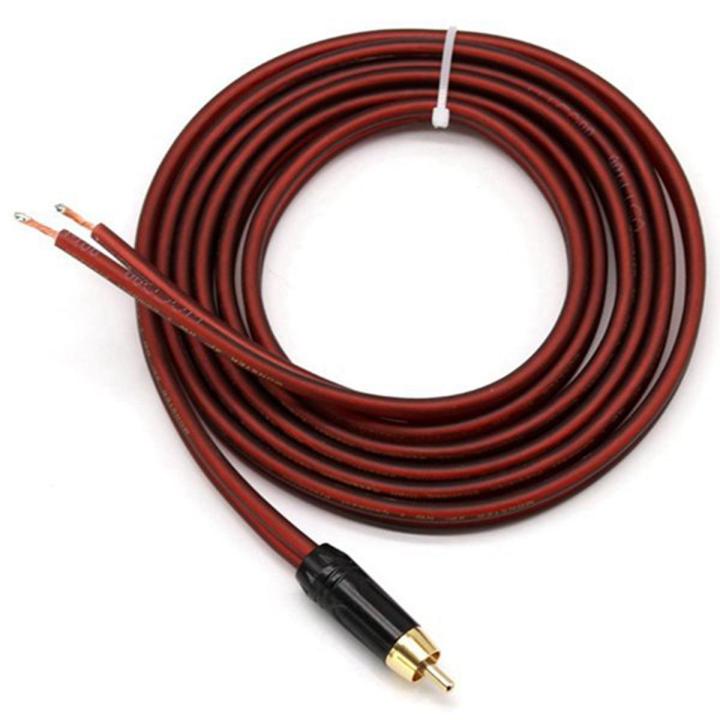 RCA Speaker Cable Bare Wire Speaker Wire to RCA Plug,Replace RCA Plug ...