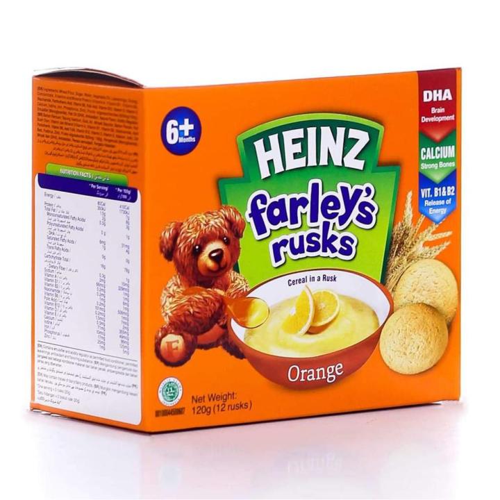 HEINZ FARLEYS RUSK ORANGE 120G | Daraz.pk