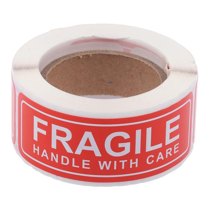 150Pcs/Roll Fragile Label Stickers Handle with Care Thank You Warning ...