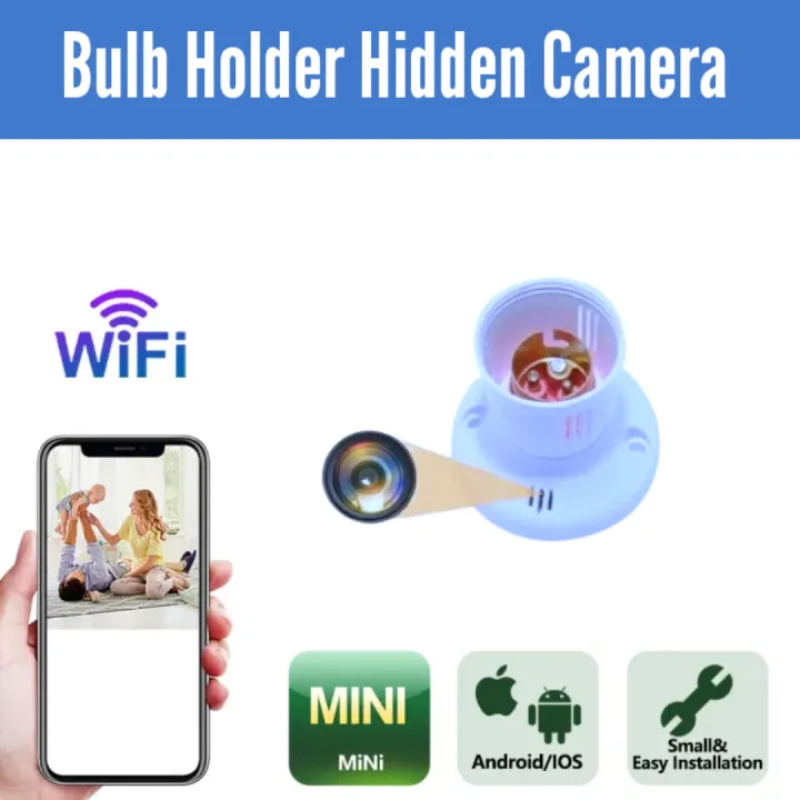 New bulb holder camera spy net camera cctv camera Camera WiFi 1080P HD ...