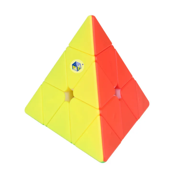 Magnetic Pyramid Cube Stickerless Yongjun Magnets Triangle Puzzle Speed ...
