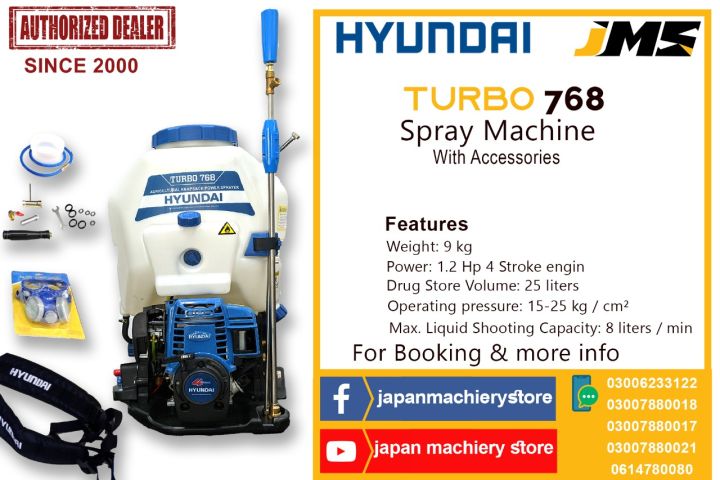 Spray machine Hyundai turbo HPS 768. | Daraz.pk