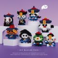 Unique ABS Mini Action Figures Zombie Party Series Unisex DIY Blocks ...