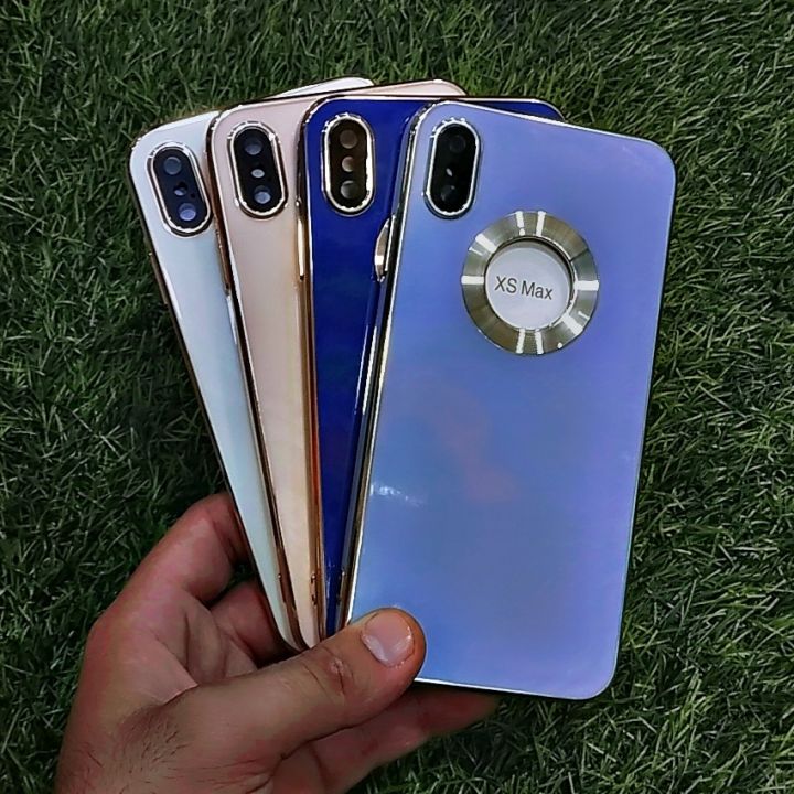 IPHONE XS MAX My choice Elegant colorful case with Gold highlighting ...
