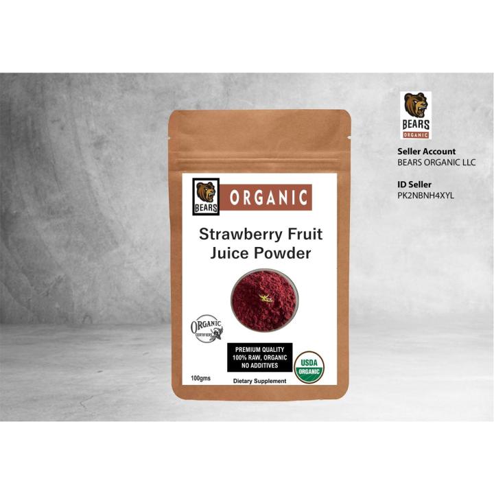 Strawberry Fruit Juice Powder 100g | Daraz.pk