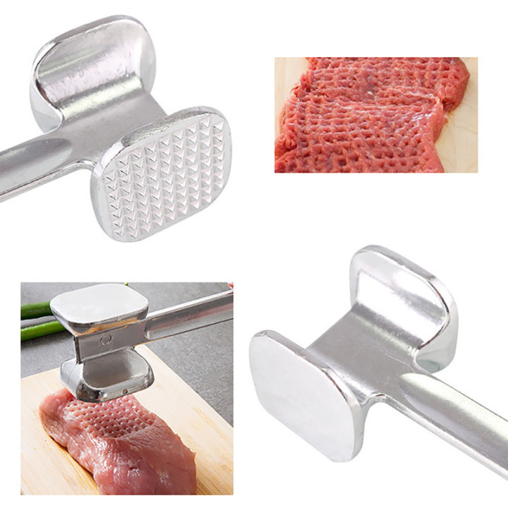 Professional Meat Poultry Chicken Tool Tenderizer Hammer Double Side ...