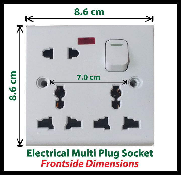 Multi Light Plug Socket 13A | Daraz.pk