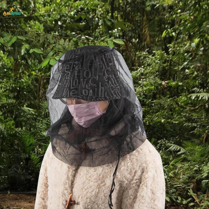 Head Net Neck Fly Netting Bug Face for Hiking Travel Outdoor | Daraz.pk