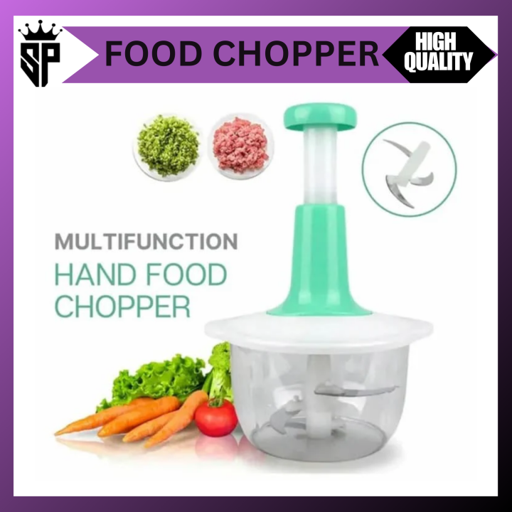SP Dealz Food Chopper, Steel Large Manual Hand - Press Chop Fruit ...