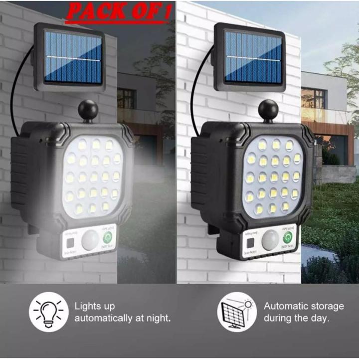 Solar Street Lights Outdoor Solar Lamp 128 COB Front Door Motion Solar ...