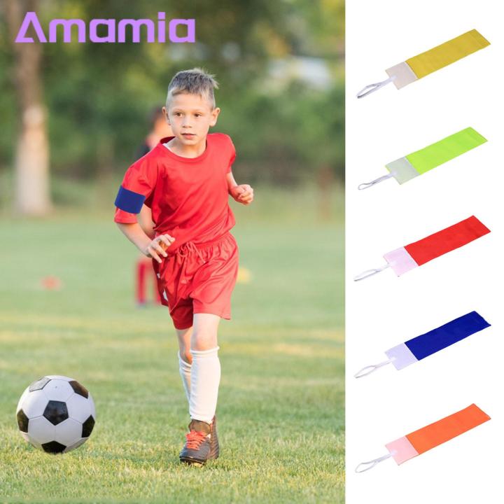 Amamia Basketball Captain Armband Soft Texture Kids Elastic Football ...