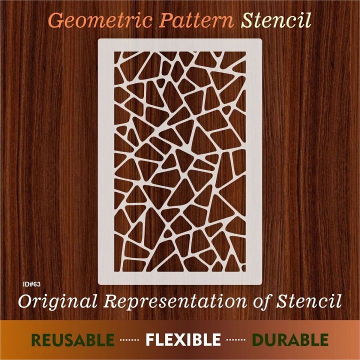 Geometric Pattern Stencil for Wall Painting Scrapbooking Album ...
