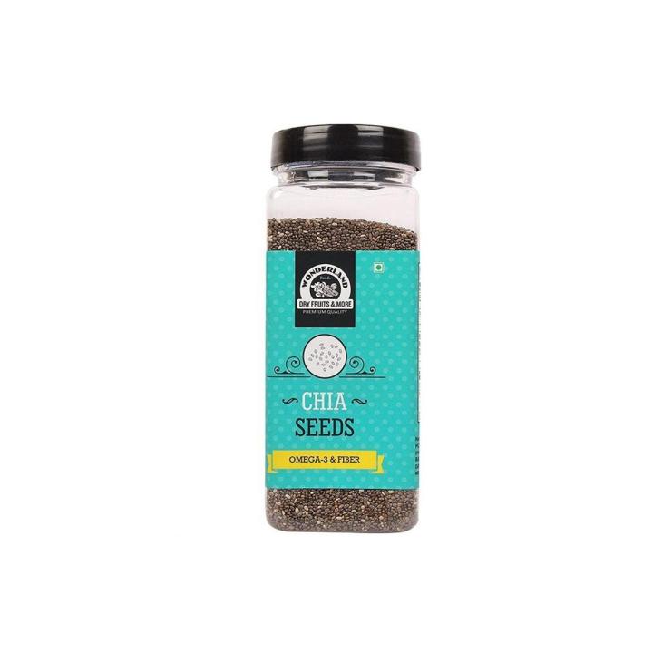 Wonderland Chia Seeds Plastic Jar 100 Grams | Daraz.pk