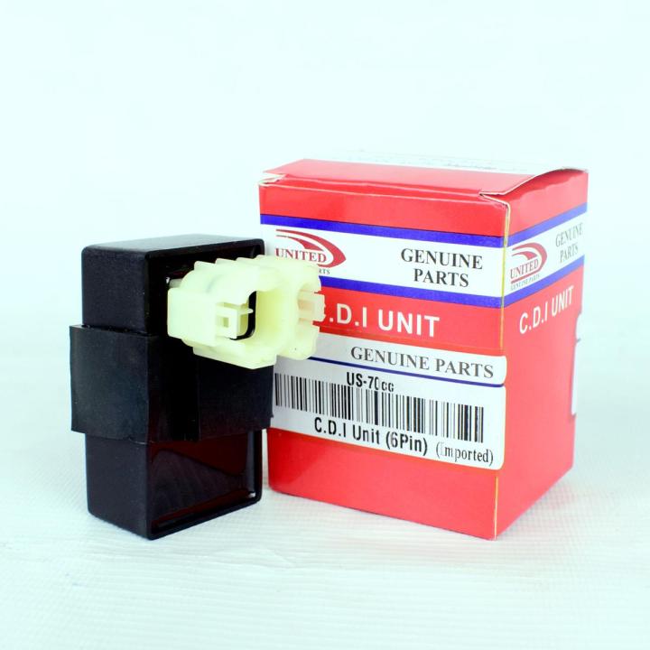 CDI Unit Imported (6 Pin) for 70cc Motorcycle | C.D.I Unit 70cc Bike ...