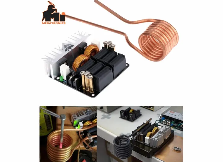 ZVS 20A 1000W 12V-48V Induction Heating coil Low Voltage high frequency ...