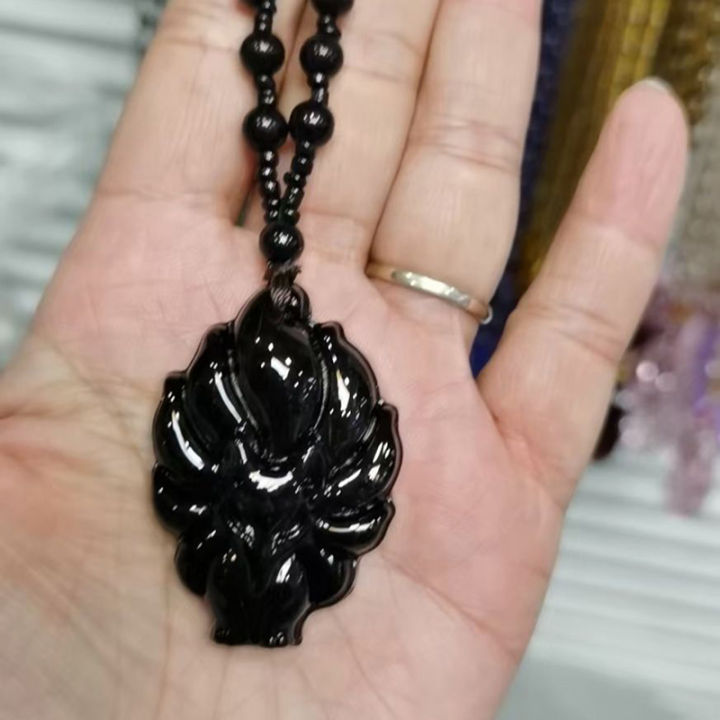 Fox Queen Necklace Nine-Tailed Fox Pendant Mid-Length Good Luck ...