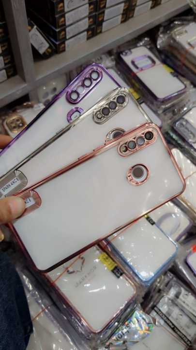 Tecno Spark 4 Shockproof Silicone Glossy Phone Case, 6D Plating with ...