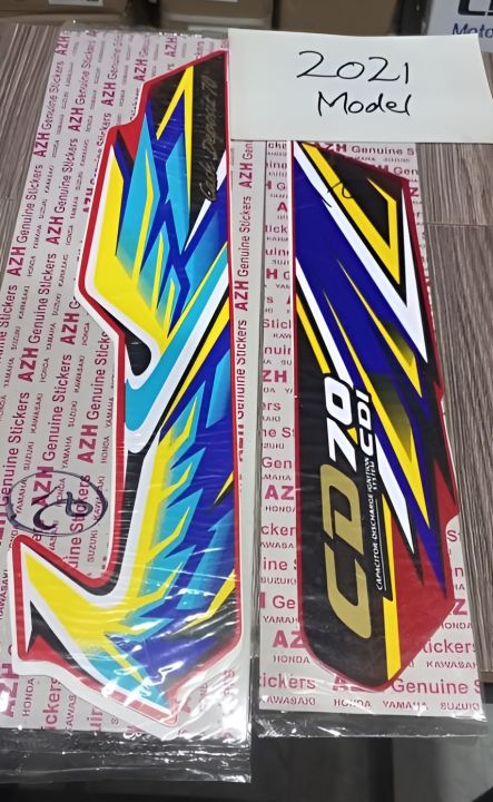 Tanki Tapa Sticker 2021 Model Honda 70 ( COMPLETE SET ) | Daraz.pk