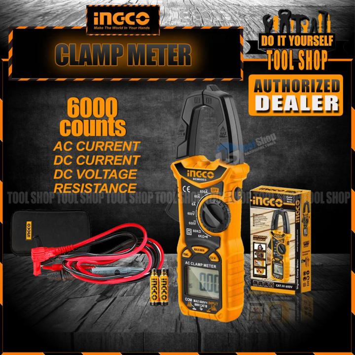 INGCO Original AC Clamp Meter Tester 6000 Counts | Daraz.pk