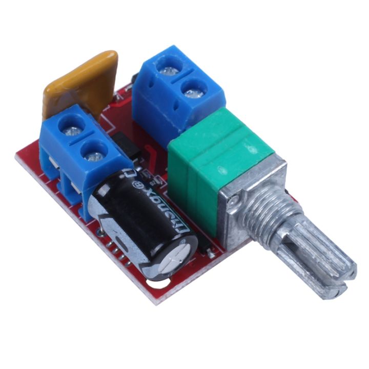10X Mini DC Motor PWM Speed Controller 3V 6V 12V 24V 35VDC 90W 5A DC Motor Speed Control Switch ...