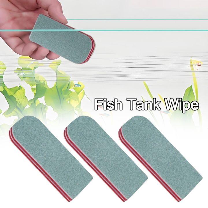 Washable Double-side Fish Tank Wipe No Dead Angle Descaling Cleaning ...