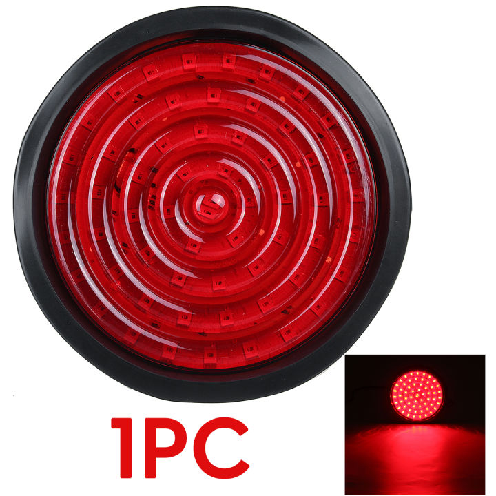 5.5" 24V Round Brake Stop Running Tail Light Trailer Truck Lorry RV ...