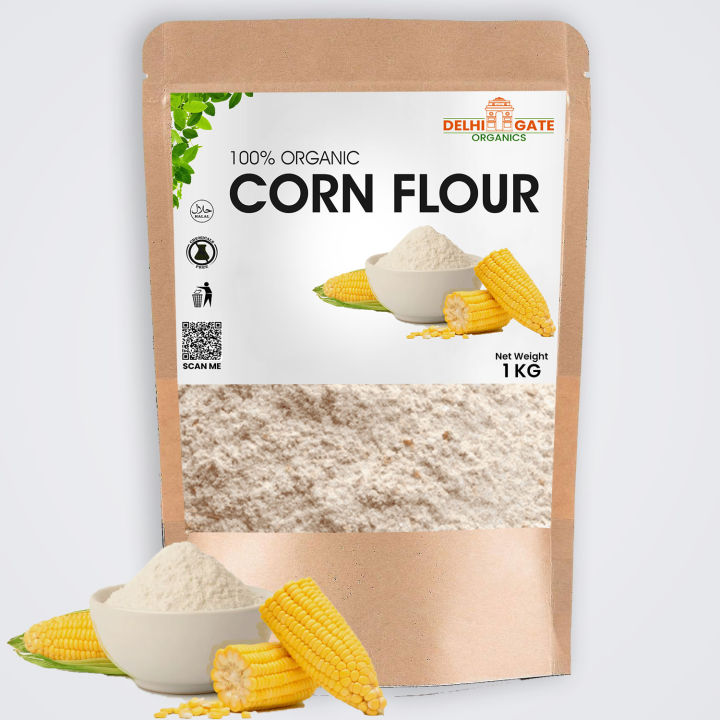 Cornflour | Makai Atta (Corn Starch For Soup,Sauces,Gravy)- 1KG | Daraz.pk