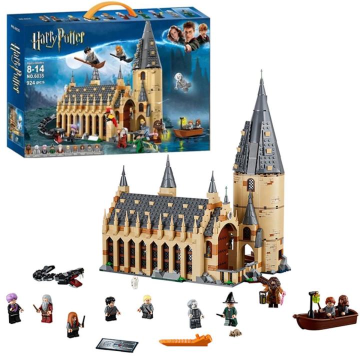 Harry Potter Hogwarts Great Half Building Blocks No.6035 - 924 Pcs ...