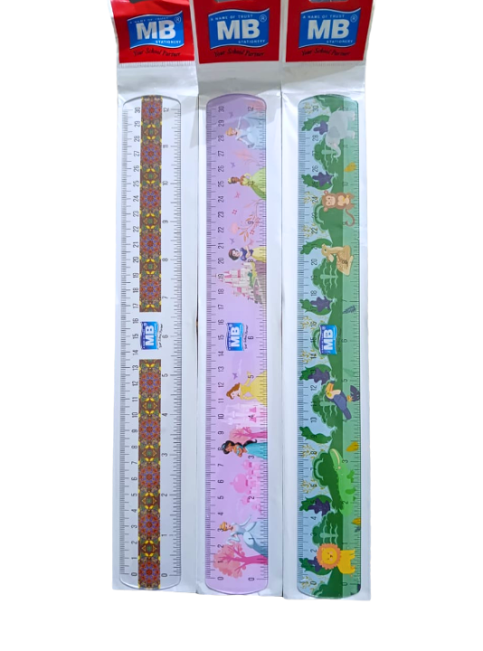 One Pack of 3Pcs Beautiful Rulers Scale | Daraz.pk