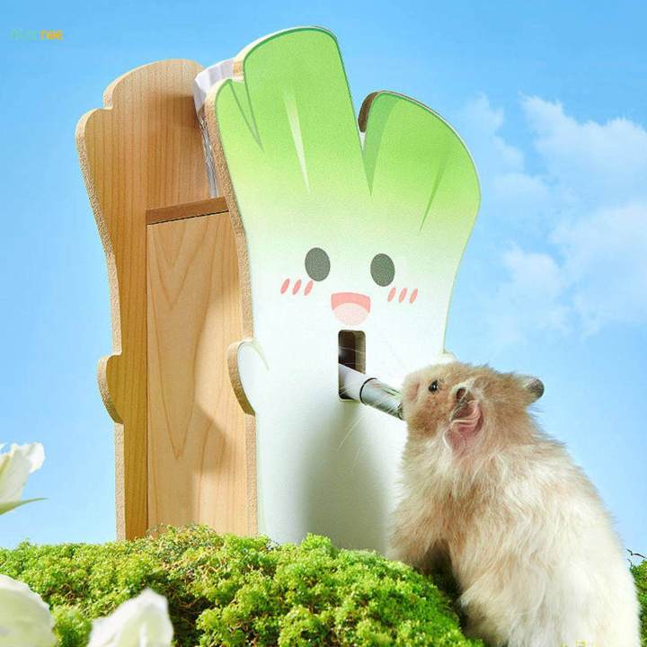 Wooden Hamster House Cartoon Shaped Sleeping Bed Hideaway Small Animals ...