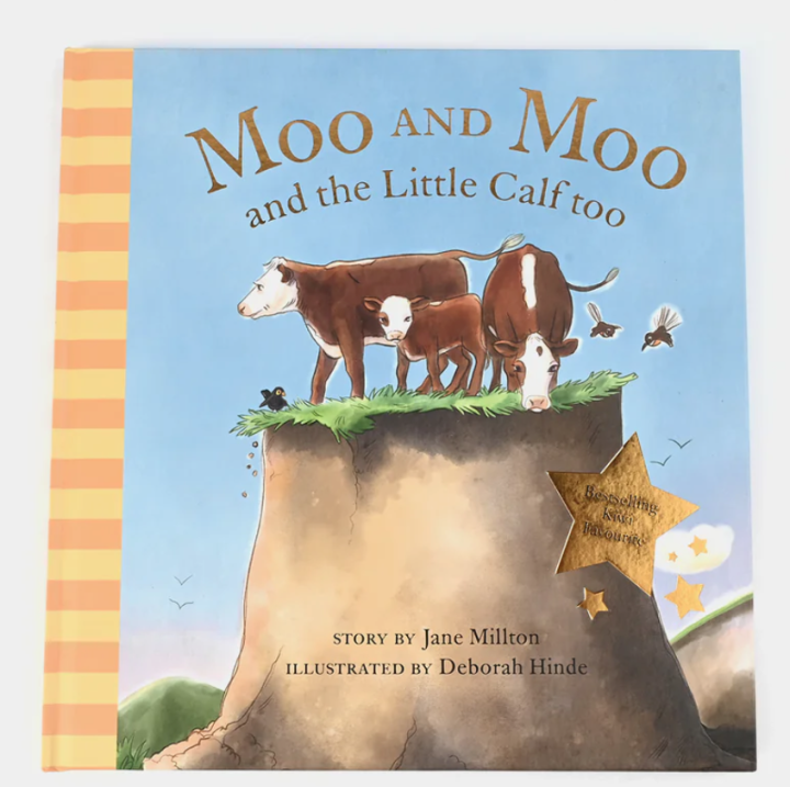STORY BOOK MOO & MOO & THE LITTLE CALF TOO children/kids bedtime story ...