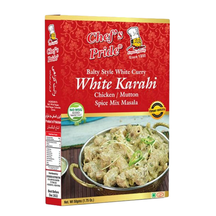 Chef Pride - White Karahi Masala (50G) | Daraz.pk