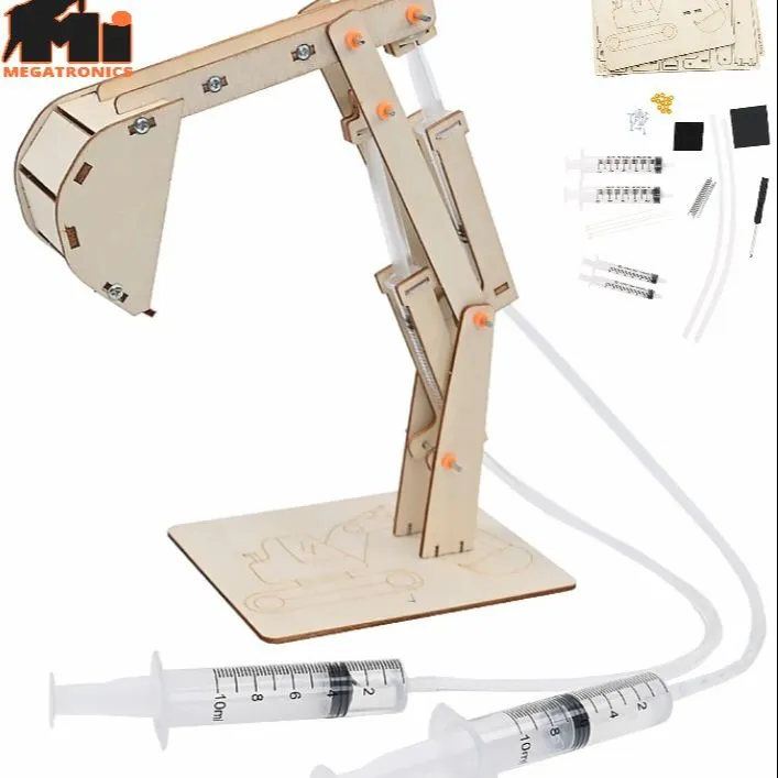 STEM Hydraulic excavator elementary school students science and ...