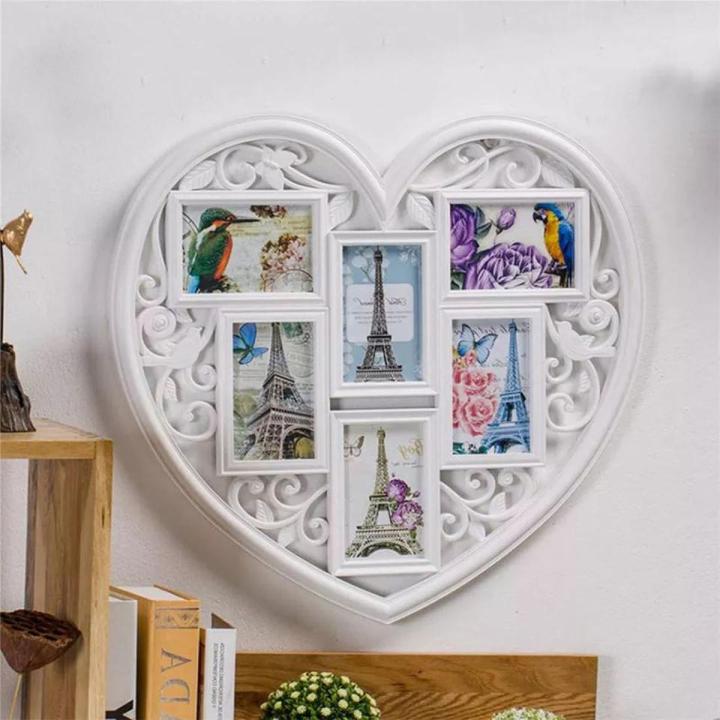 photo frame heart shape for wall decor customized | Daraz.pk