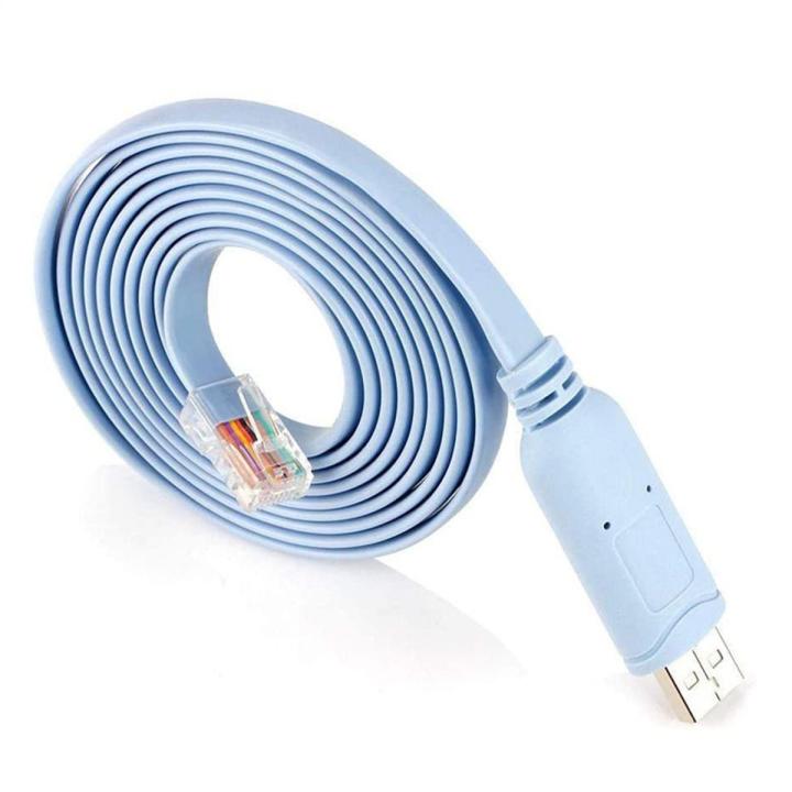 1 Pcs Light Blue 1.8M USB to RJ45 Cable for Cisco-Routers | Daraz.pk
