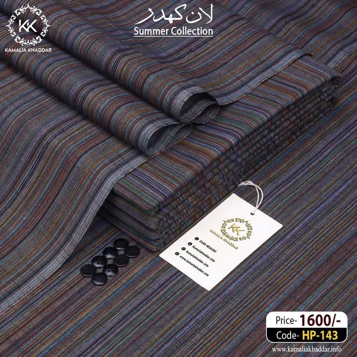 Summer Special Texture Kurta & Pure Cotton Lining Khaddar Unstitched ...