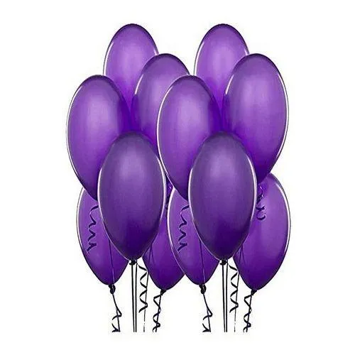 Balloons 20 Pcs Purple Latex | Daraz.pk