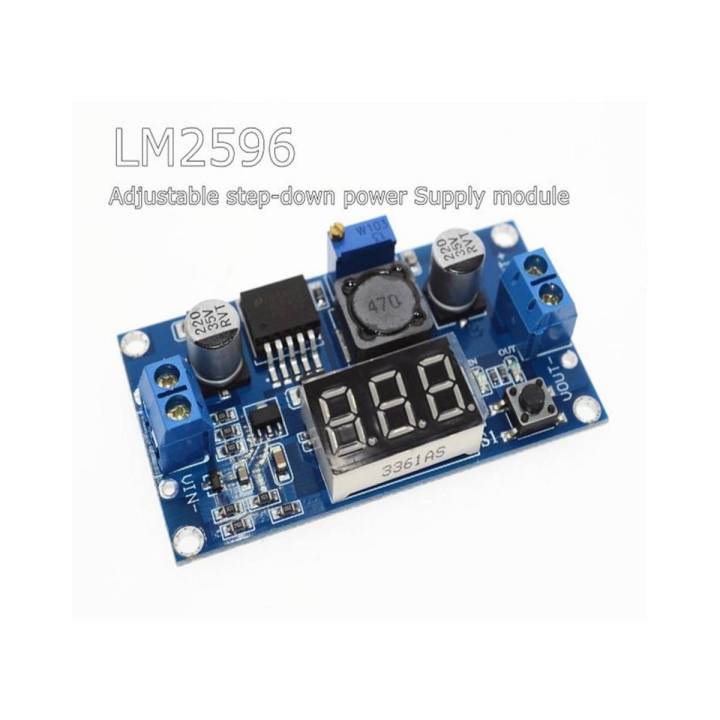 LM2596S Digital DC-DC Adjustable Step Down Module | Daraz.pk
