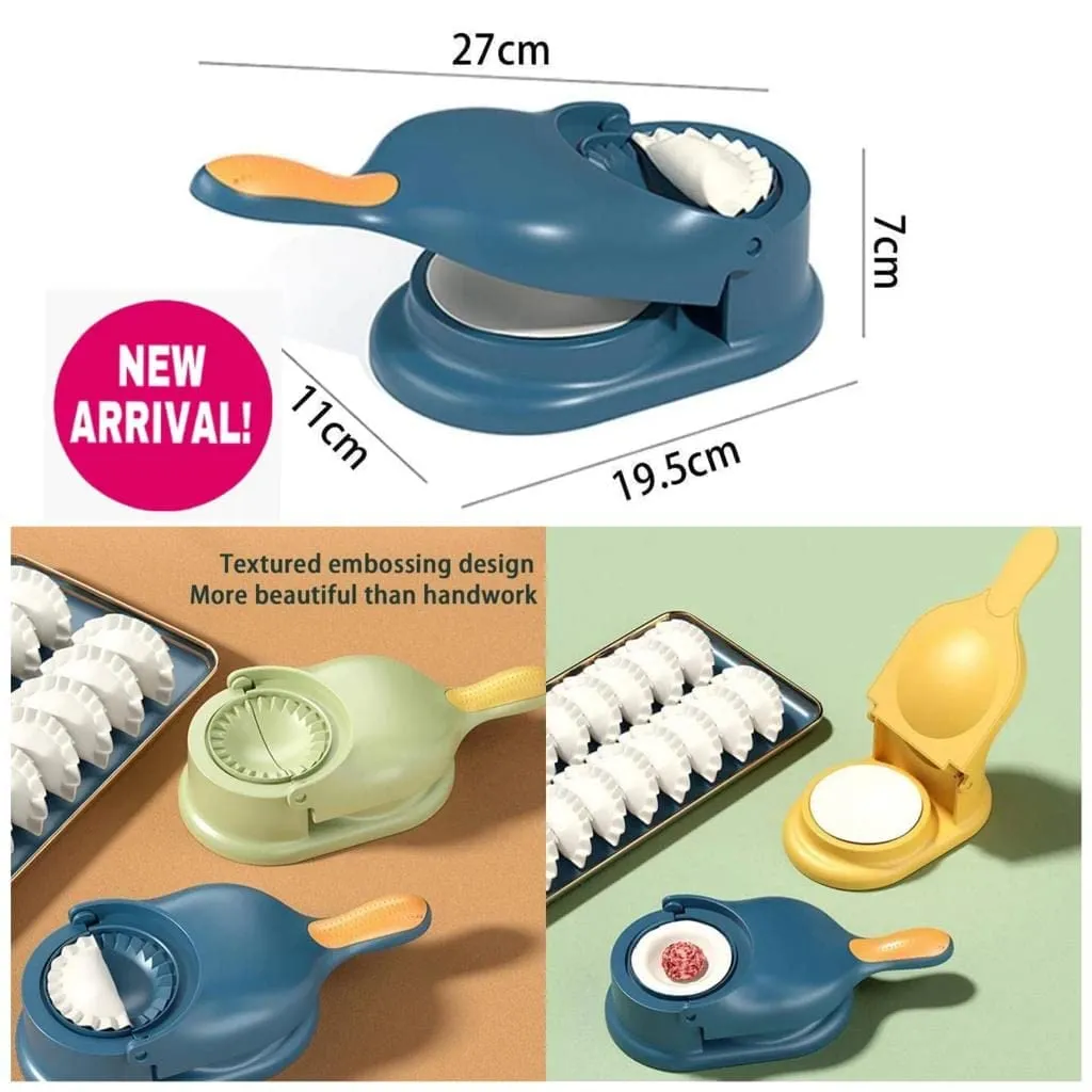 2in1 Samosa Momos Maker Mould Stainless Steel Momos Dumpling Dough ...