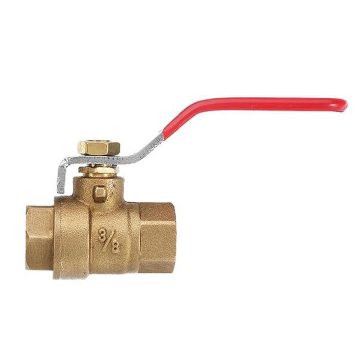 DN10 3/8" Manual Brass Ball Valve Two - piece Double Wire Ball Valve ...