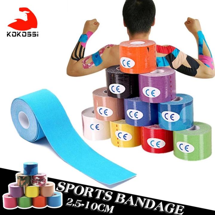 KoKossi 1PCS Medical Bandage Muscle Sports Tape Sports Elastic Roll ...