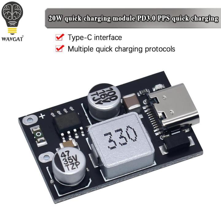 Type-C 20W PPS Quick Charging Module QC3.0 PD3.0 HUAWEI SCP Overvoltage ...