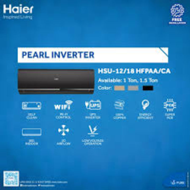 Haier (Pearl Inverter Series) 1 Ton DC Inverter UPS Enabled - WiFi ...