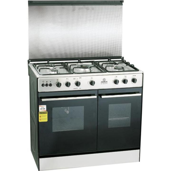 Indus 5 Burner Gas Cooking Range With Baking Oven IGT-540 - Black ...