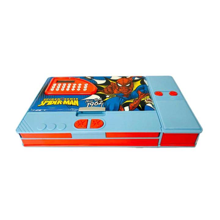 Multifunction Pencil Box With Calculator For School Use Spiderman ...
