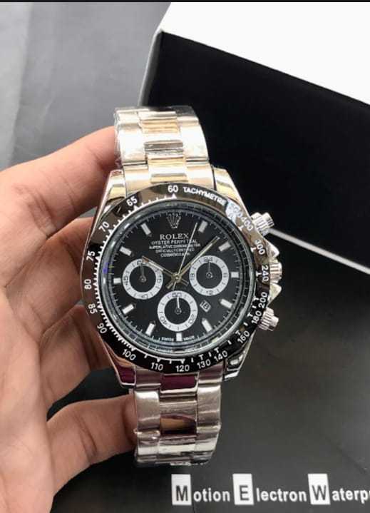 New Luxury ROLAX Men’s Daytona — Heavyweight Stainless Steel Quartz ...